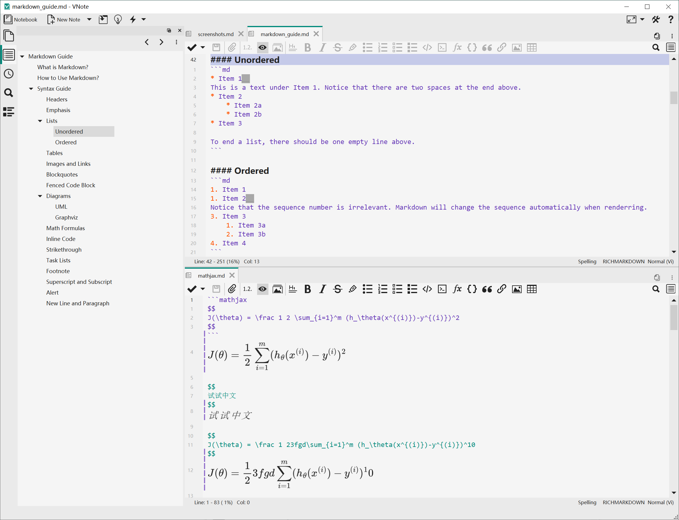 Viki - A simple Wiki page in Markdown from notebook of VNote